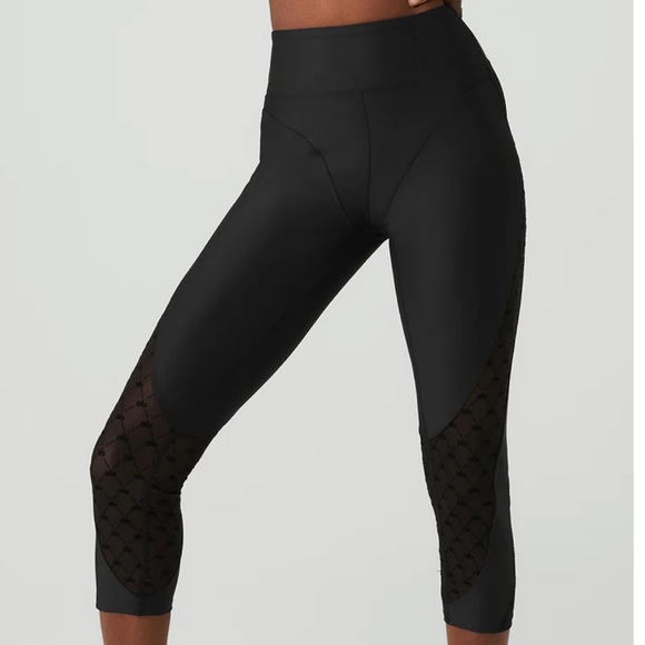 ALO Yoga | Pants & Jumpsuits | Alo Yoga Airlift Mesh Highwaist Celeste ...